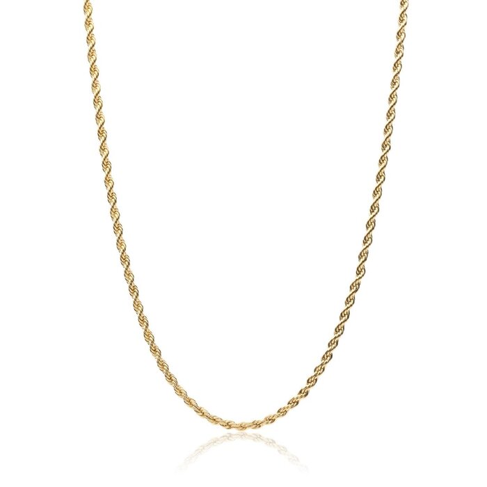 3mm Rope Chain - Gold :: Titanium